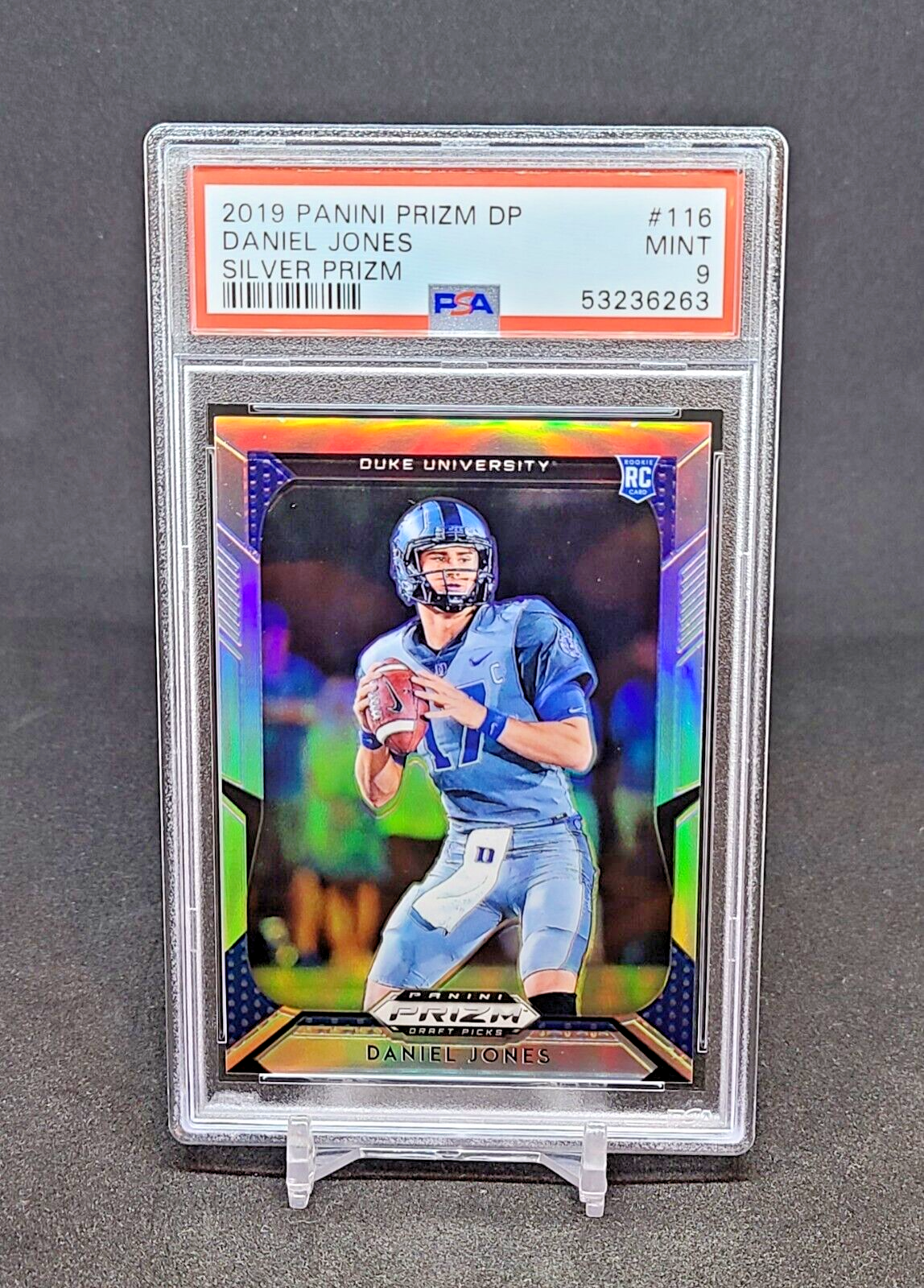 2019 Panini Prizm Draft - Draft Picks Daniel Jones #116 Silver Prizm ...