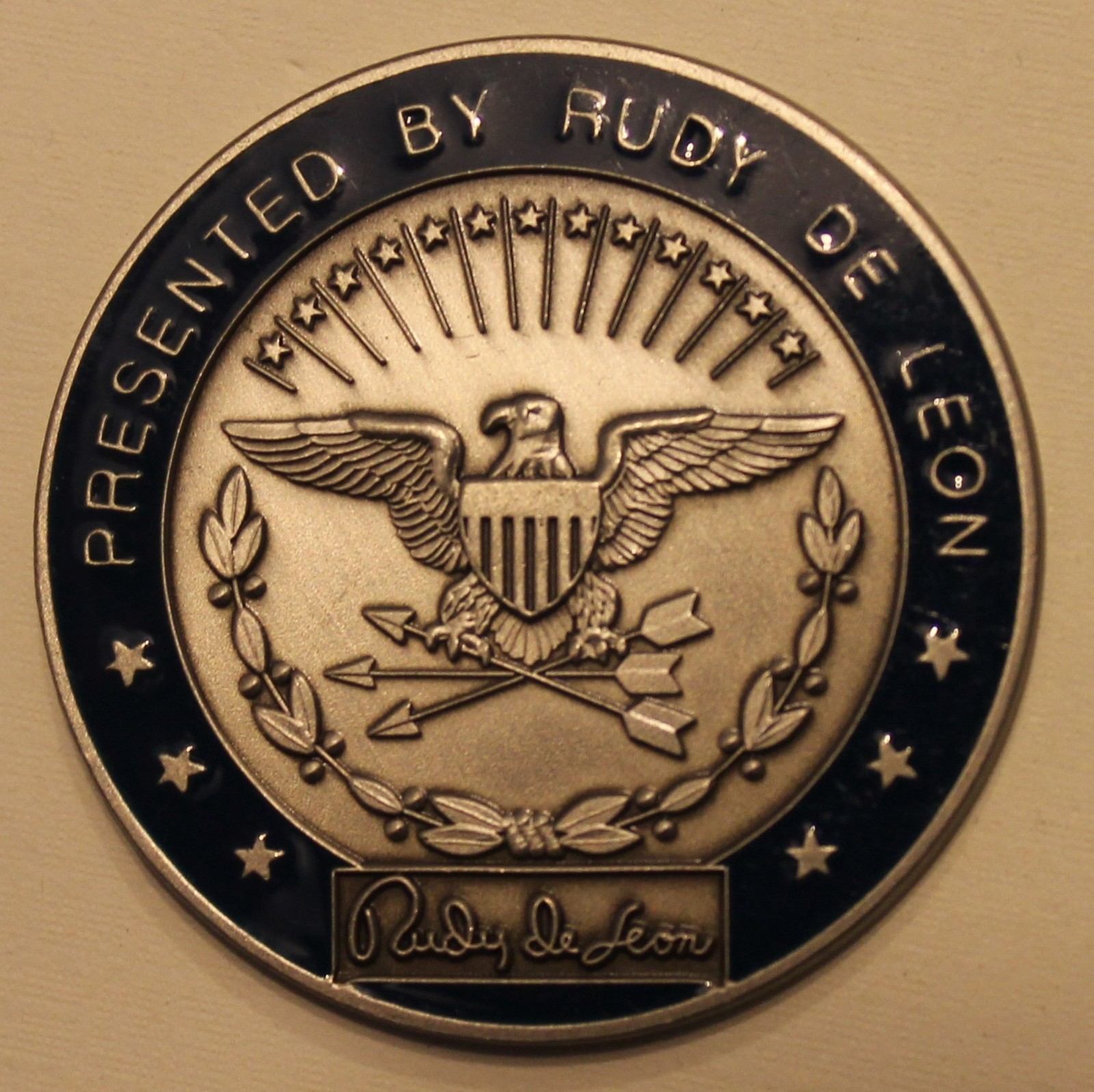 Under Secretary of Defence Personnel & Readiness Rudy De Leon Challenge ...