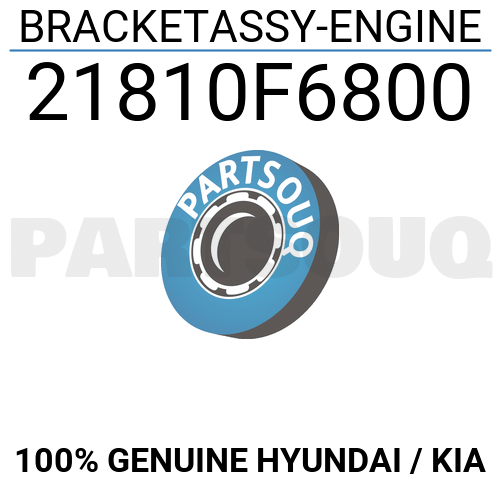 21810F6800 Genuine Hyundai / KIA BRACKETASSY-ENGINE | eBay