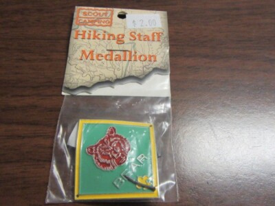 Bear Cub Scout Hiking Staff Medallion c67 | eBay