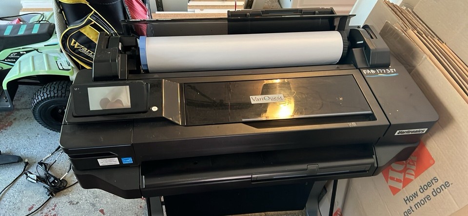 HP Variquest Perfecta 2400 Poster/Banner Printer | eBay