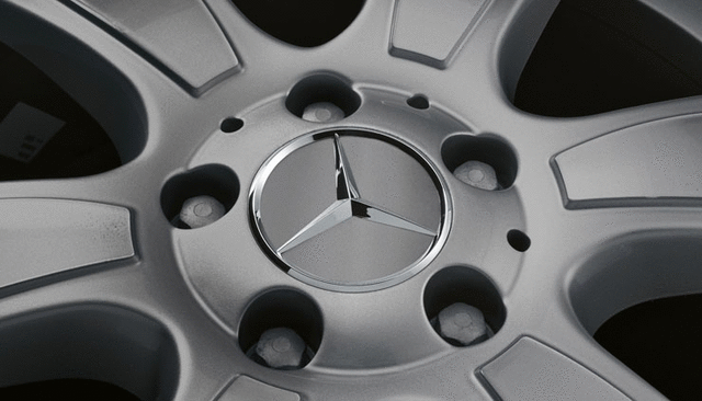 MB C300 C43 AMG C63 AMG S 2017-2023 Hub Cap Wheel Hub Raised Star ...