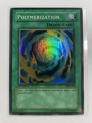 Yugioh Polymerization LOB-059 1st First Edition Wavy Faded | eBay