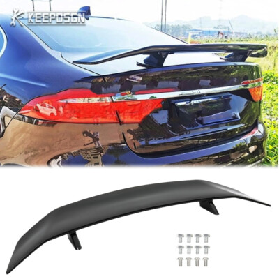 46" Gloss Black Racing Rear Trunk Spoiler GT Wing Diffuser For Jaguar ...