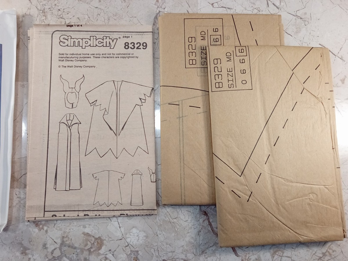 Maleficent Costume Pattern Simplicity