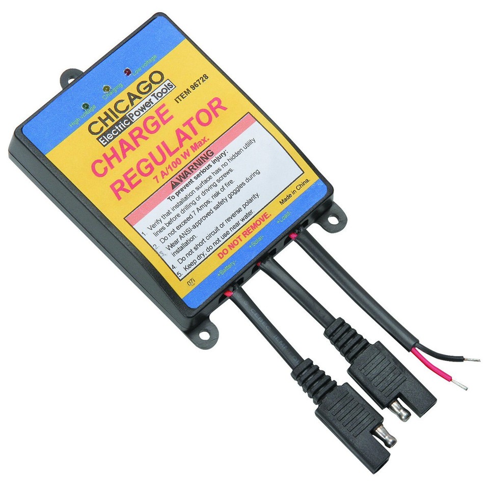CHICAGO (Thunderbolt Magnum) 100-Watt Solar Charger Controller ...