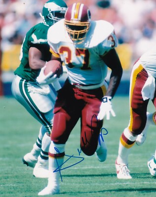 GERALD RIGGS WASHINGTON REDSKINS ACTION SIGNED 8x10 PHOTO | eBay