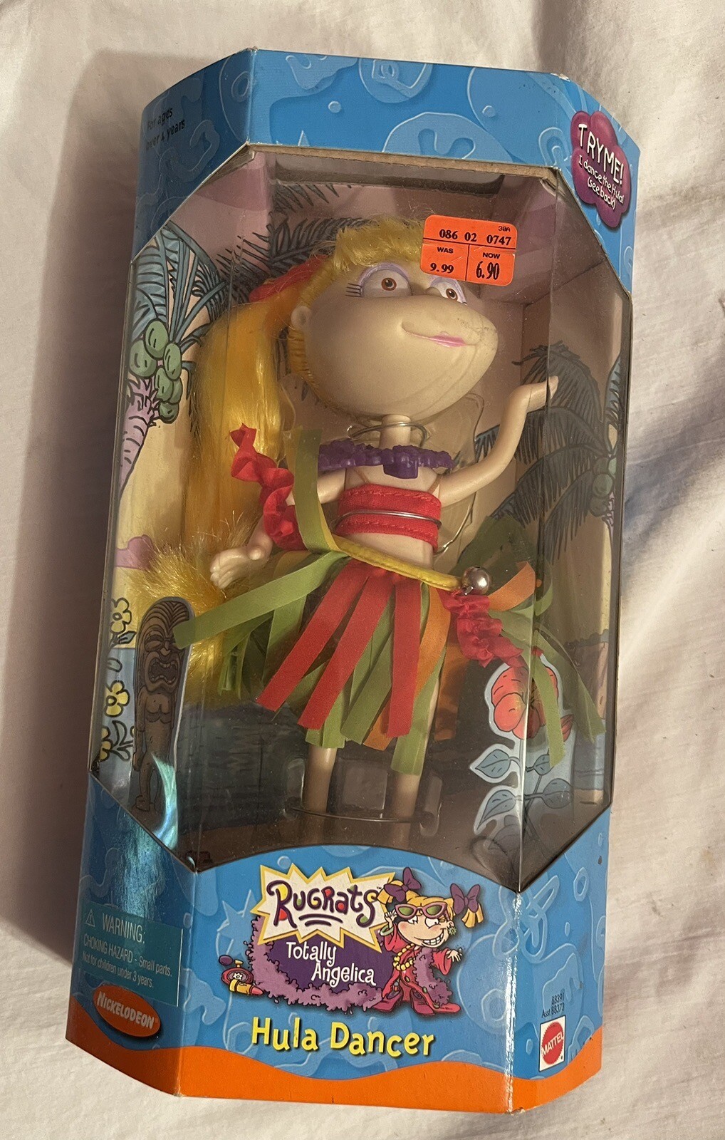 Rare Nickelodeon Rugrats Totally Angelica Hula Dancer MIB New Unopened ...