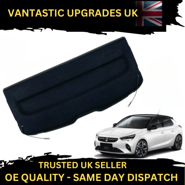 VAUXHALL CORSA MK 5 F, 2019 - ON, NEW BLACK REAR PARCEL SHELF BOOT ...