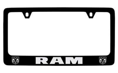 Ram Black Metal License Plate Frame | eBay