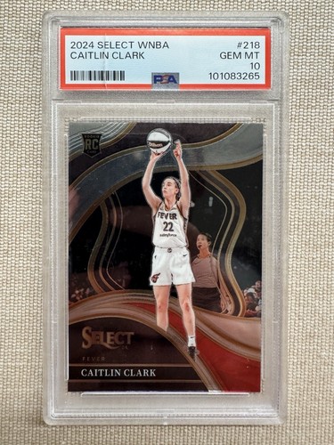 2024 Panini Select WNBA CAITLIN CLARK Courtside #218 SSP PSA 10 RC ...