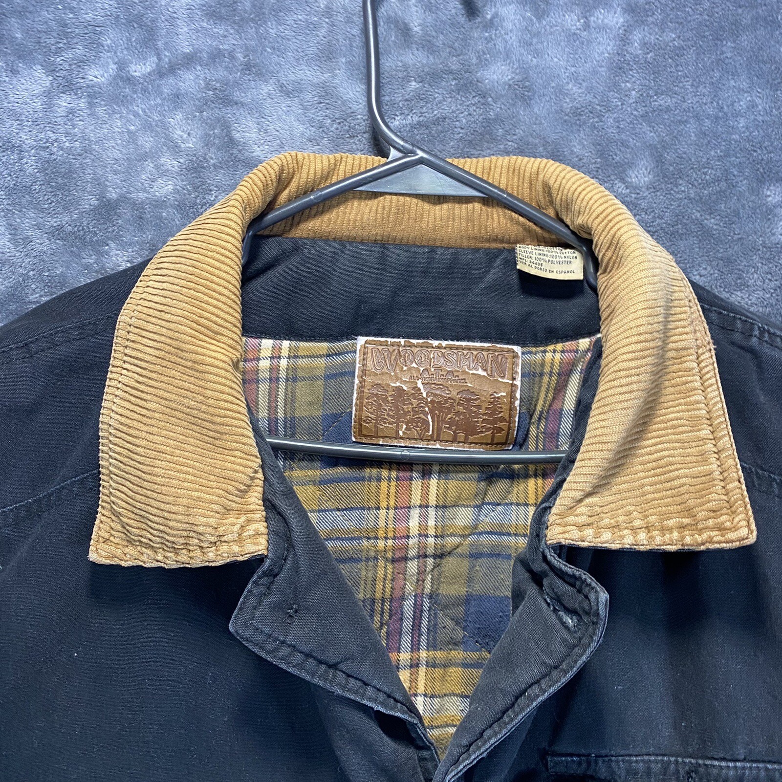 Vintage Woodsman ATA Men’s Jacket XL Flannel Lined Gentleman Jack ...