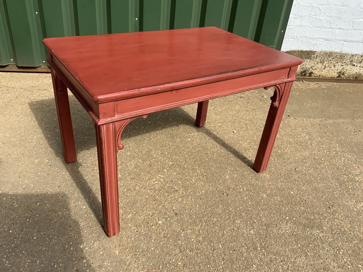 Red Painted Dining Table Buy Swagath Furniture Fantasy 4 Seater