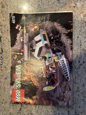 LEGO Rock Raiders Chrome Crusher (4970) RARE 1999 - Manual Only | eBay