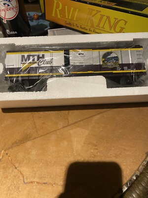 MINT 30-7423 MTH RAIL KING O / 027 MTH CLUB BOX CAR ORIGINAL BOX 77 | eBay