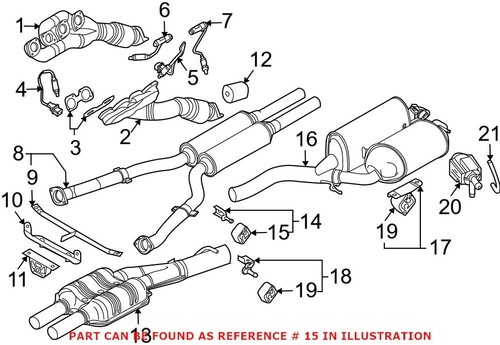 Genuine OEM Exhaust System Hanger For BMW 18207578238 | eBay