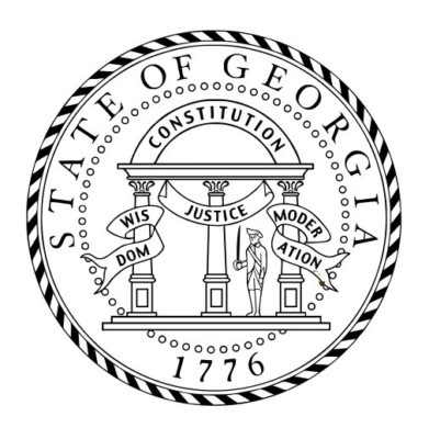 Great Seal for the State of Georgia Round Shiny Hand Held Embosser | eBay