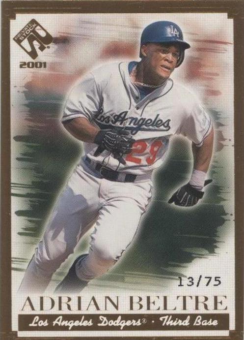2001 Pacific Private Stock - Adrian Beltre #59 Gold Portraits /75 for ...