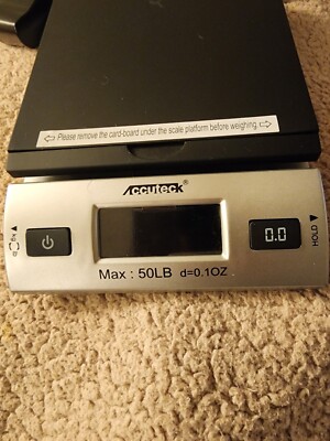 Accuteck Digital Postal Scale(50 Ib),W-8250, 5 volt with Adaptor) Used ...
