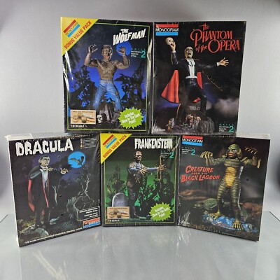 Monogram 1:8 Scale Universal Monsters Model Kit Set Frankenstein ...