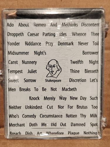 903 Word Magnets By Fridge Fun, Coffee, Shakespeare & Personal Ad ...