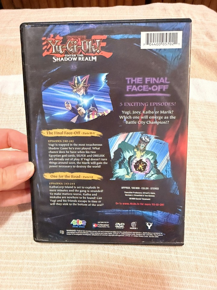 Yu-Gi-Oh: Enter the Shadow Realm - Vol. 5: The Final-Face Off (DVD ...