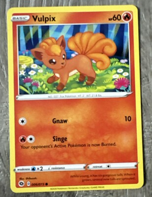 Vulpix 006/073 - Champions Path - Common - Pokemon Card TCG - LP | eBay
