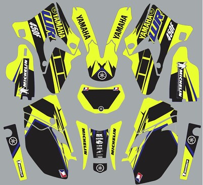 Vibrant Highlighter YAMAHA GRAPHICS WRF450 WR450F 2003 2004 2005 2006 ...