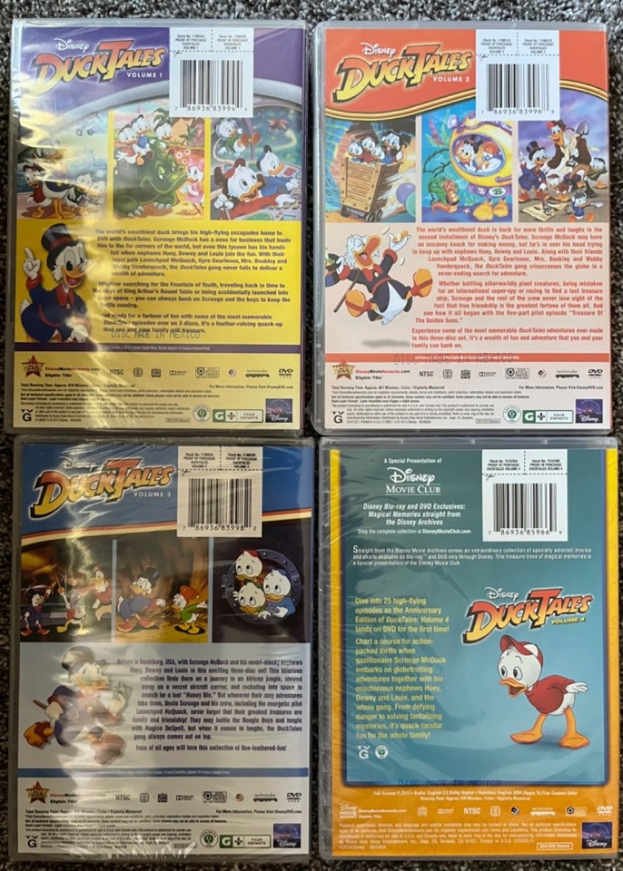 DuckTales: The Complete Original Series (Seasons 1-4 / 1987-1990) [DVD ...