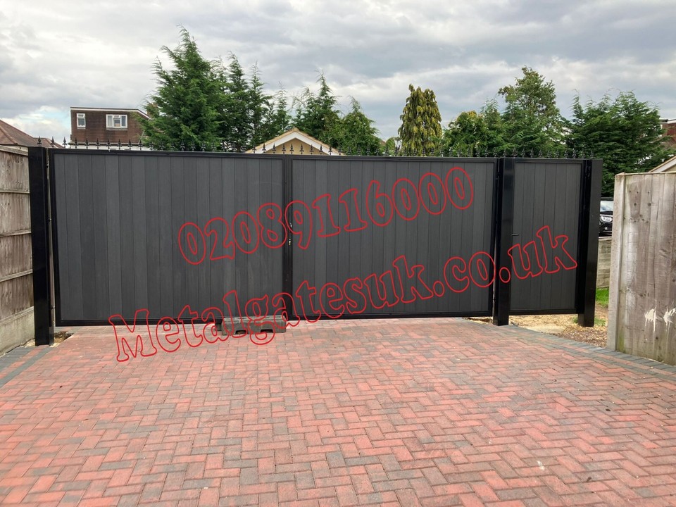 Gates/ Cheap Composite Gate / Double Swing Gates / Cheap Driveway Gates ...