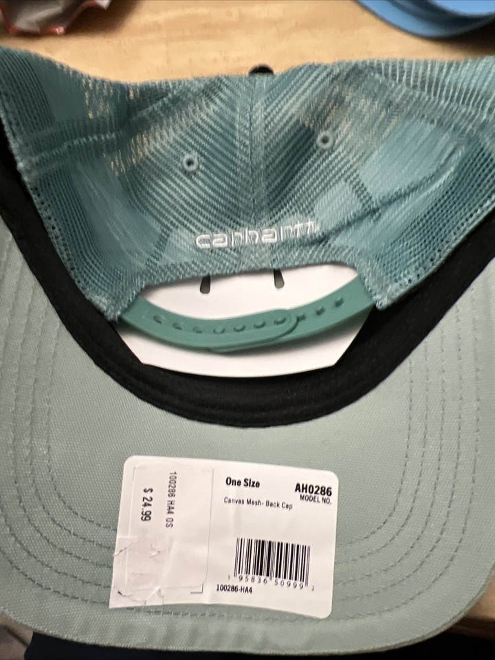 Carhartt Buffalo Cap Blue Surf | eBay