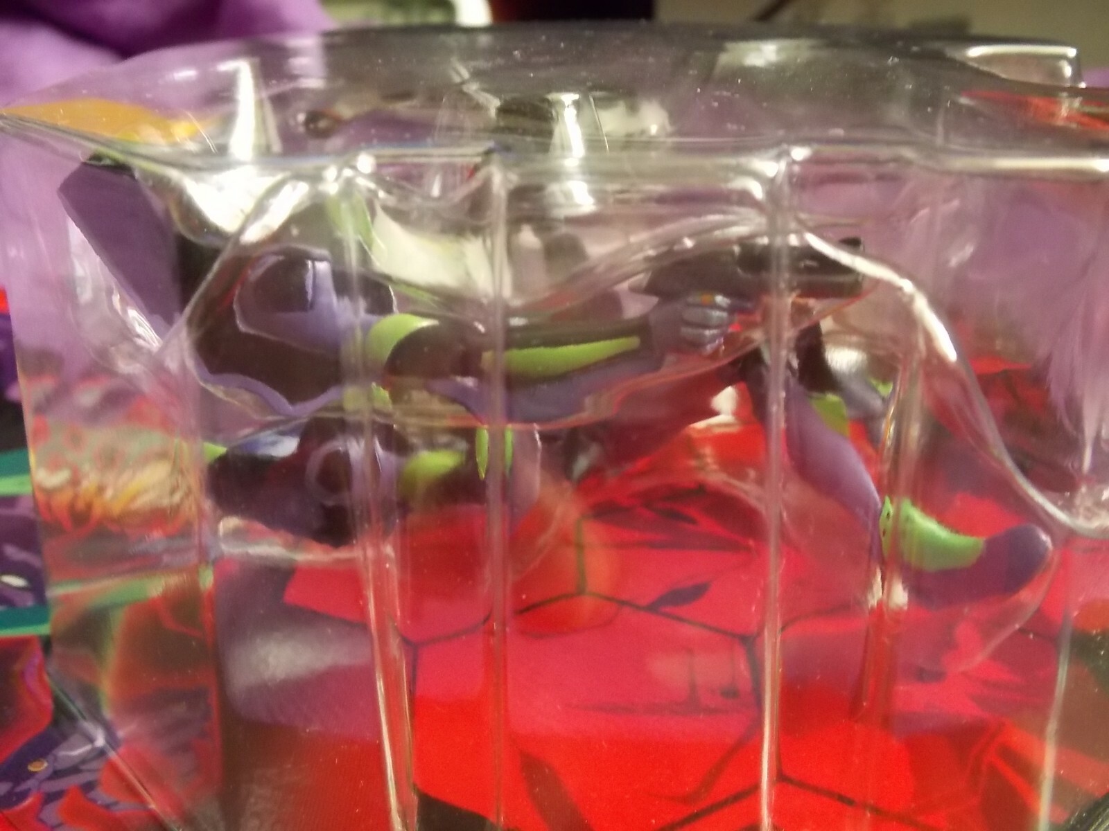 ⭐ SEALED EVANGELION EVA 01 PALLET GUN ACTION FIGURE KAIYODO H3.5" 9cm ...