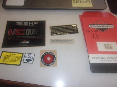 OEM BRIGGS & STRATTON DECAL SET 491255 | eBay