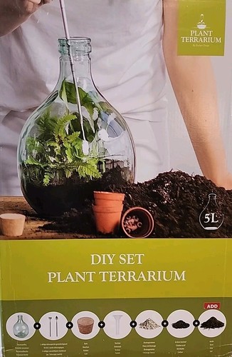Esschert Design Plant Terrarium Kit 5 Liter DIY NEW NIB 8714982157387| eBay