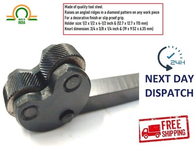 Pivot head type knurling tool 1/2" x 1/2" x 4-1/2" Holder Workholding ...