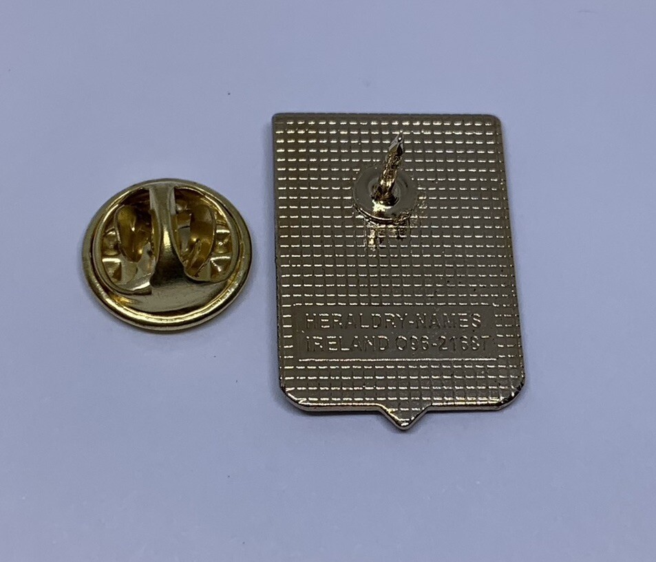 Antrim Coat Of Arms Family Crest Shield Surname Name Heraldic Irish Pin ...