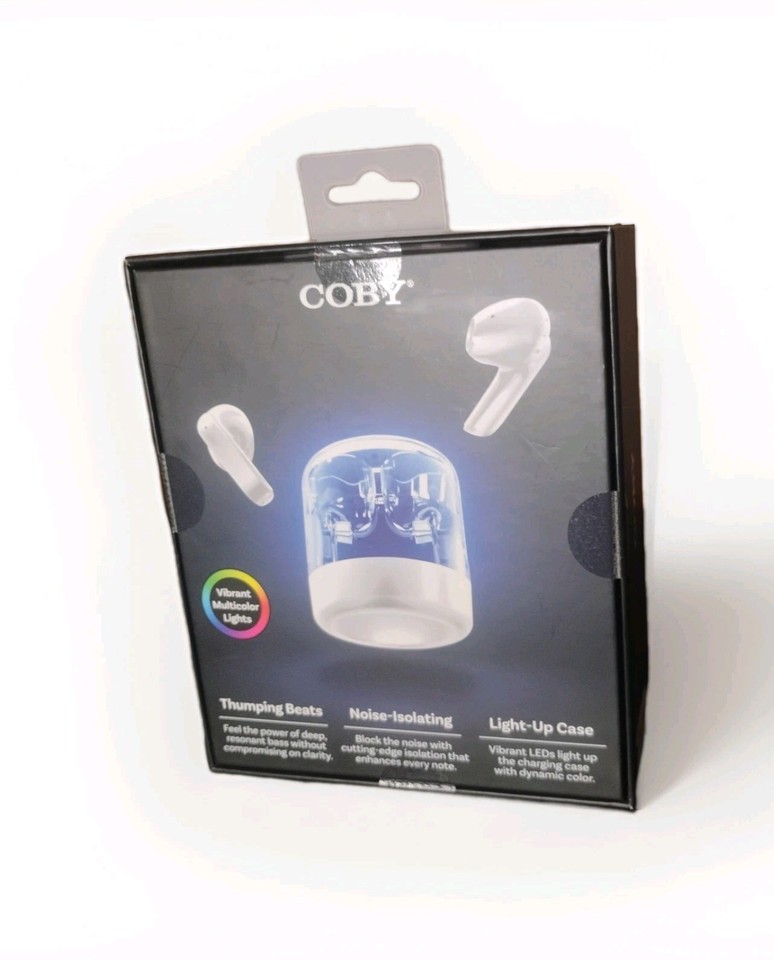 Coby True Wireless Earbuds With Led Charging Case | eBay