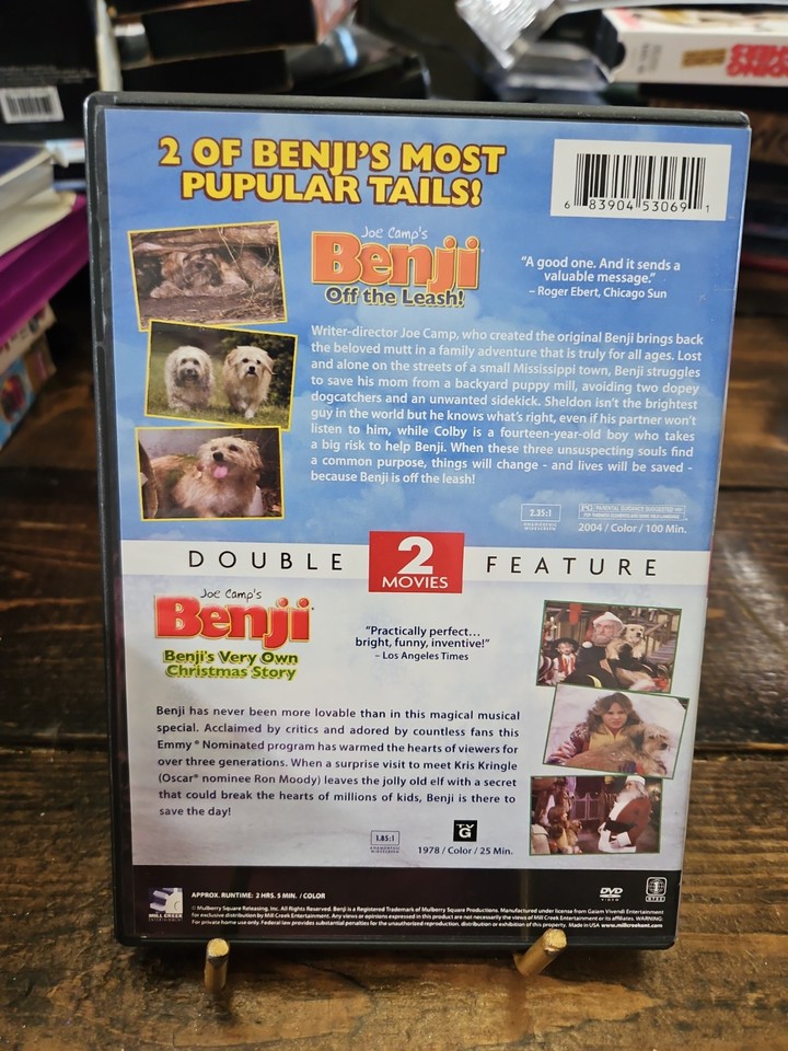 Benji Off the Leash!/ Benji's Very Own Christmas Story DVD | eBay