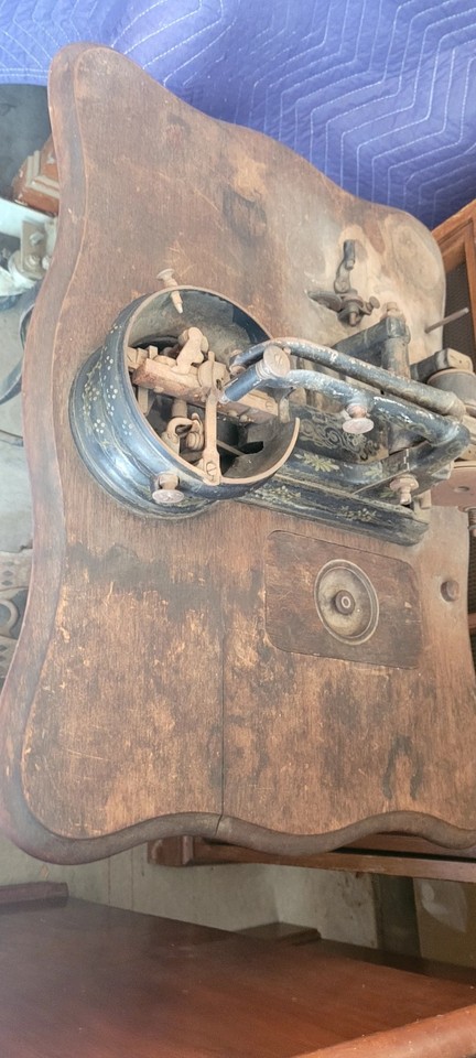 Rare Antique Florence Sewing Machine, Cast Iron, Civil War era, 1858 ...