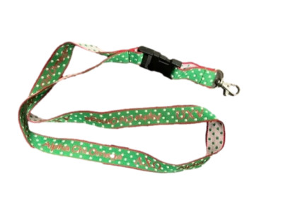 Alpha Chi Omega Woven Polka Dot Lanyard Greek Keychain Key Attachment ...