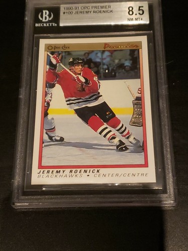 1990/91 JEREMY ROENICK ROOKIE BGS 8.5 CHICAGO BLACKHAWKS RC | eBay