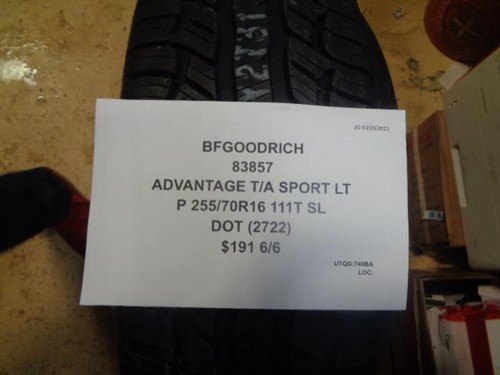 2 BFGOODRICH ADVANTAGE TA SPORT LT P 255 70 16 111T SL ALL SEASON TIRES ...