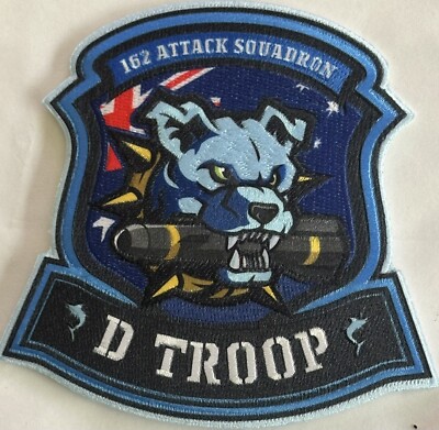 162 SQN Attack Squadron D Troop Australian Army Helicopter Embroidered ...
