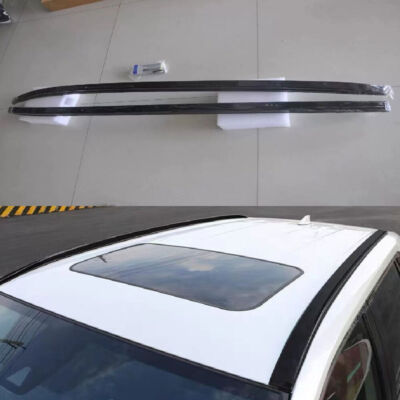 2Pcs ABS Roof Rail Racks Side Rail Bar Fits for Toyota Venza Harrier ...