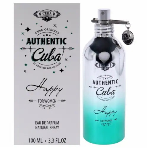 Cuba Authentic Happy Women 3.3 oz 100 ml Eau De Parfum Spray Factory ...