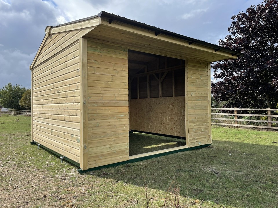 Mobile Field Shelter - Steel Skids - Stable - Timber Building | eBay UK