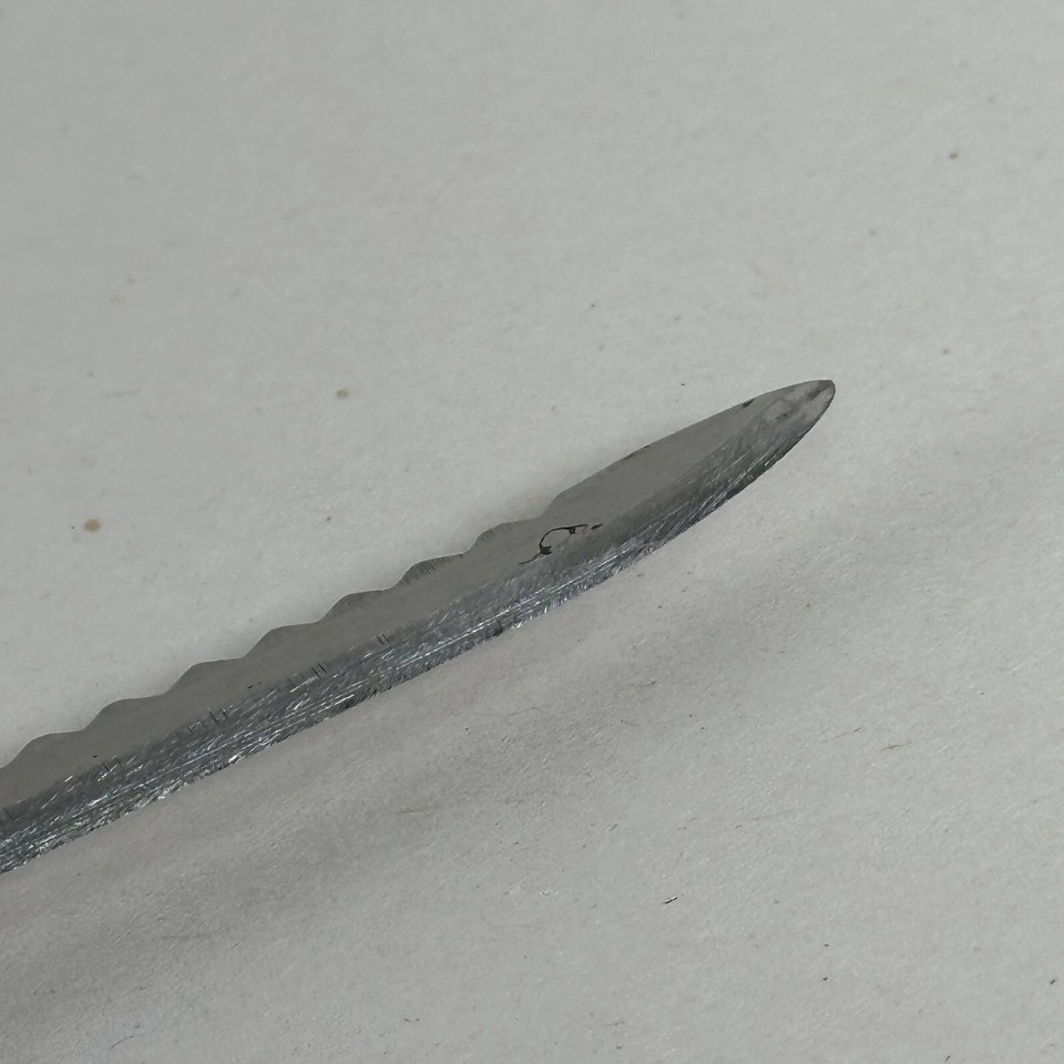 Japan Floating Fish Knife Stainless Steel Serrated with Wood Sheath ...