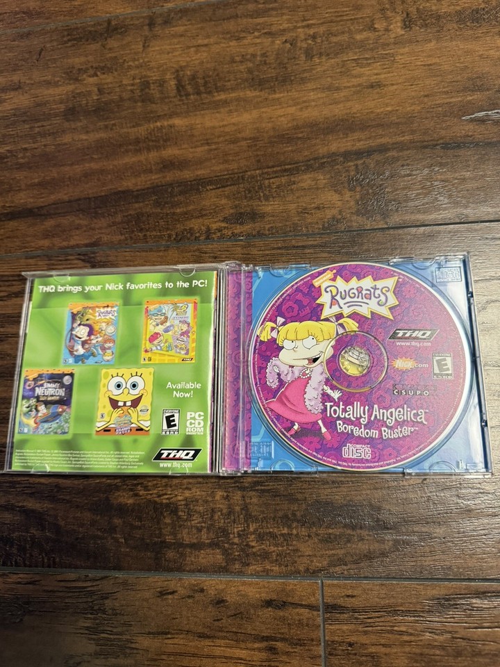 Vintage Nickelodeon Rugrats: Totally Angelica Boredom Buster Game PC ...