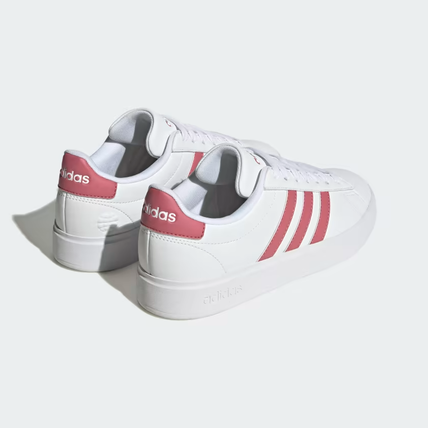 Adidas Women's Grand Court 'White Pink Strata' Shoes HP2537 | eBay