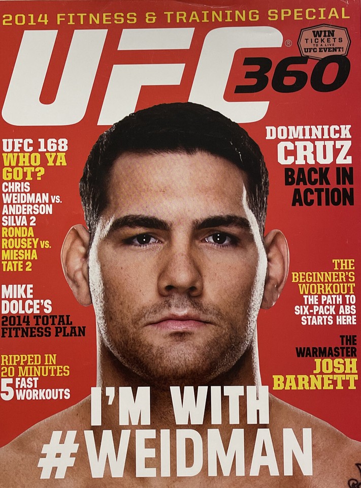 UFC 360 Magazine Dec 2013 - Jan 2014 I ‘M With # Anderson | eBay
